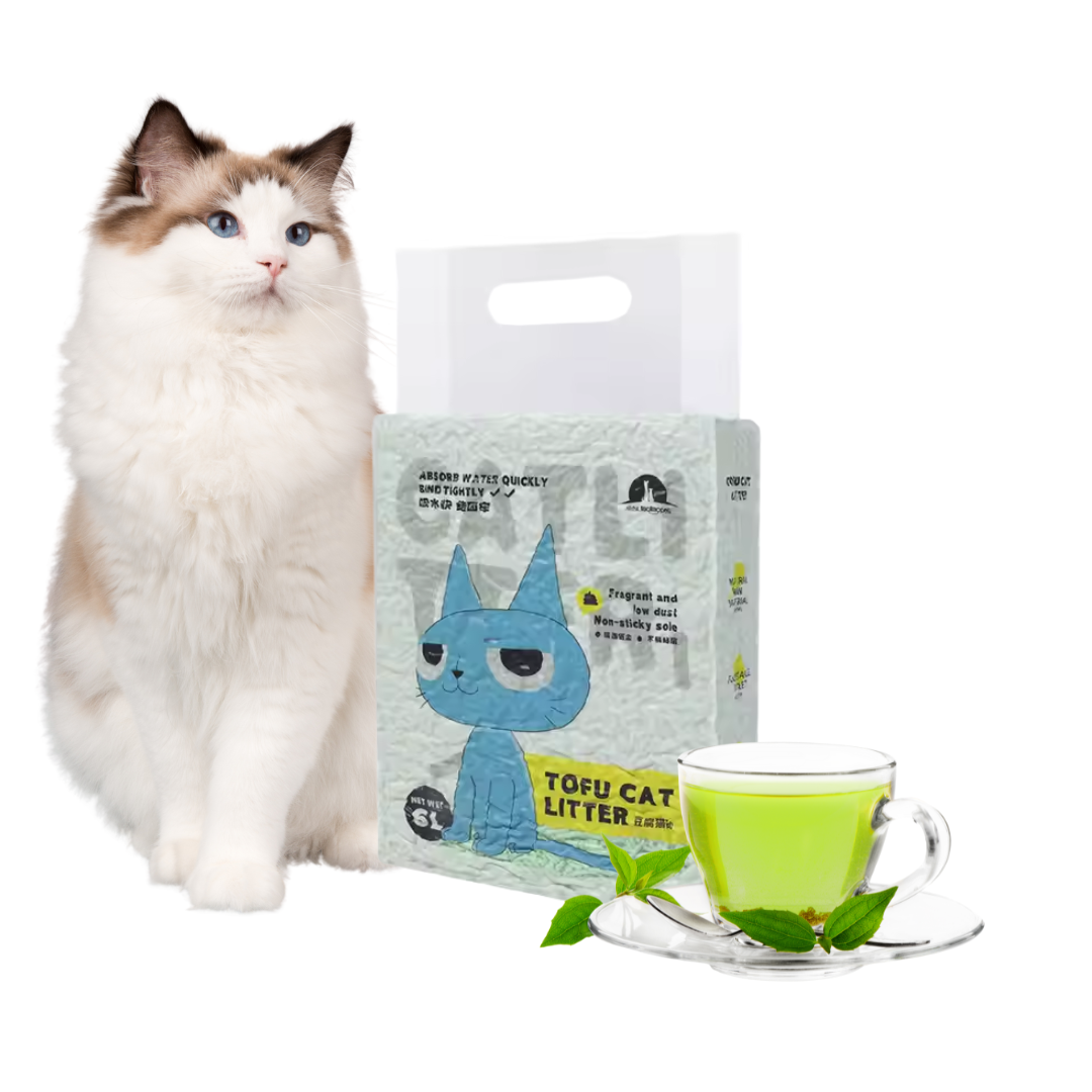 Arena de tofu para gato – Wuufu mascotas
