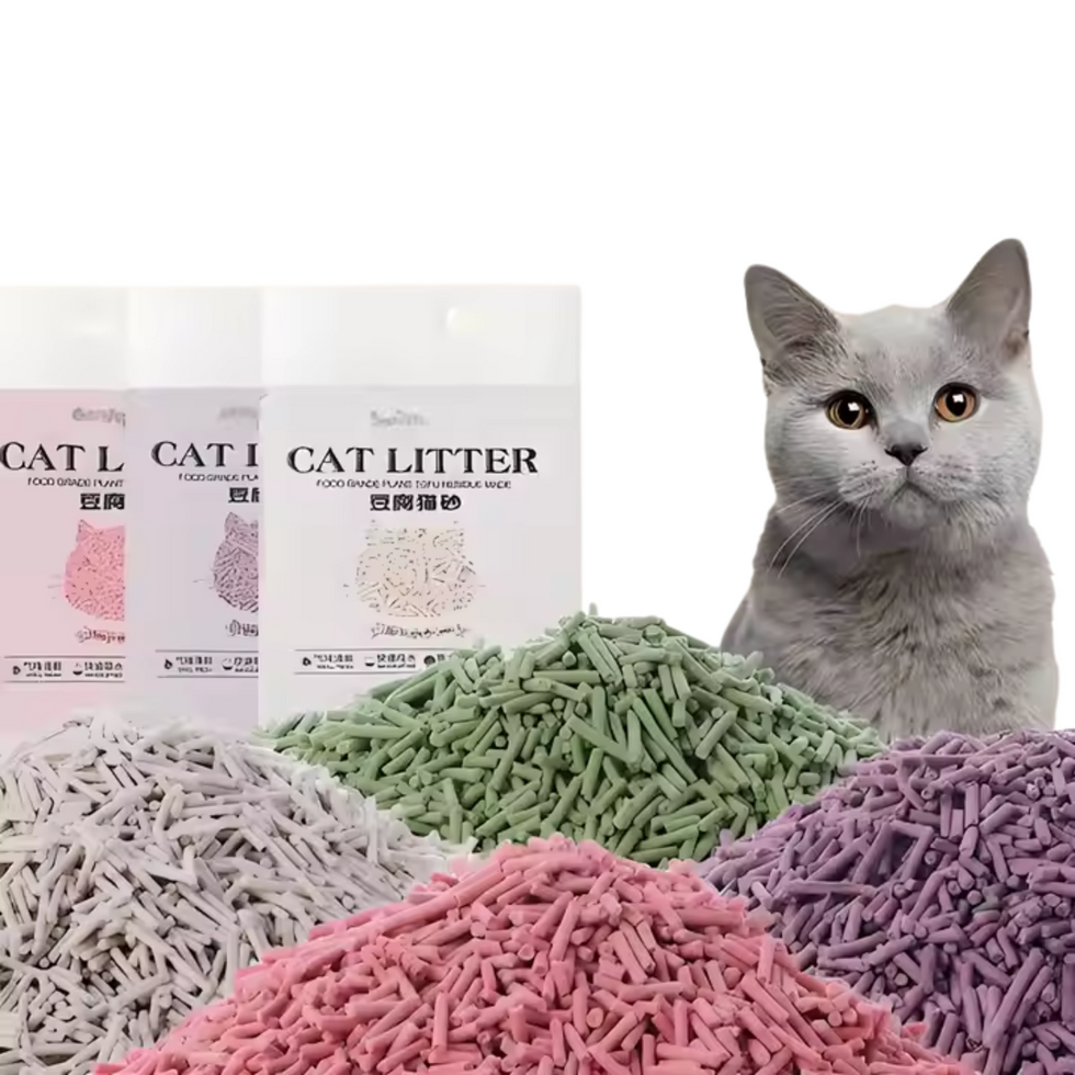 Arena de tofu para gato 6 unidades – Wuufu mascotas